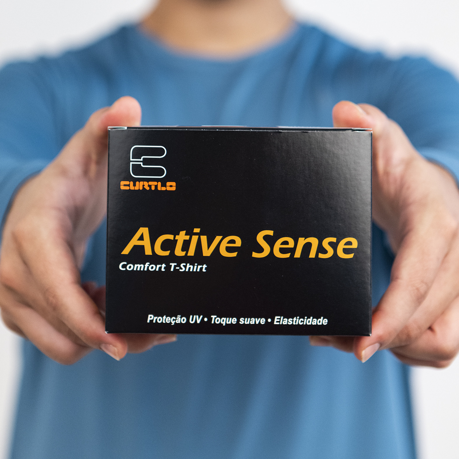 Camiseta Active Sense MC masc. - conforto | CURTLO